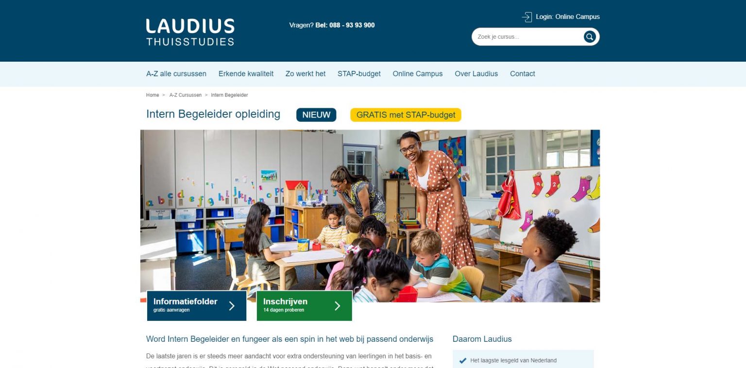 Laudius Thuisstudies - Tekstbureau de Schrijfkameleon